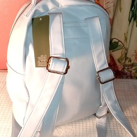 wild fable | Bags | Wild Fable Mini Baby Blue Dome Backpack With A ...